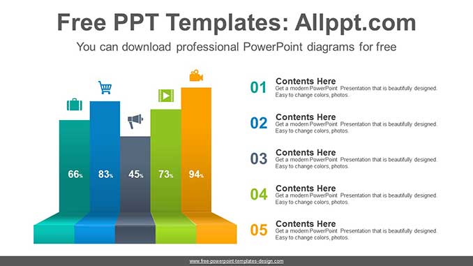 Folded Rising Ribbon PowerPoint Diagram - Slidesgo templates Folded Rising Ribbon PowerPoint Diagram - Slidesgo templates
