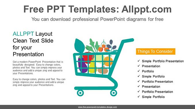 Food Cart Checklist PPT Diagram - Slidesgo templates