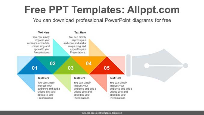 Fountain Pen PowerPoint Diagram - Powerpoint and google slides ...
