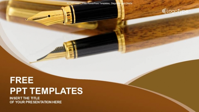 handwriting Powerpoint templates and Google Slides themes -Slidego