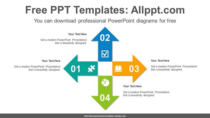 Four Radial Arrow PowerPoint Diagram - Powerpoint and google slides ... Four Radial Arrow PowerPoint Diagram - Powerpoint and google slides ...