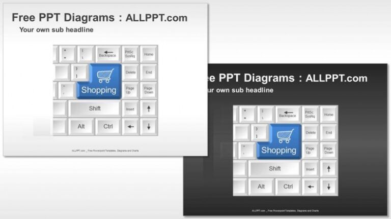 Free Keyboard Graphic PPT Diagrams - Slidesgo templates