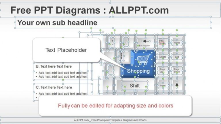 Free Keyboard Graphic PPT Diagrams - Slidesgo templates
