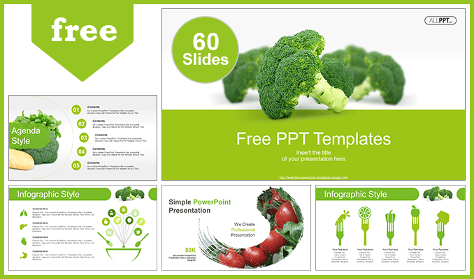 green Powerpoint templates and Google Slides themes -Slidego