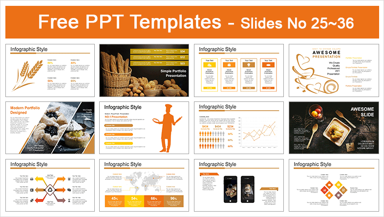 Freshly Baked Bread PowerPoint Templates - Slidesgo templates