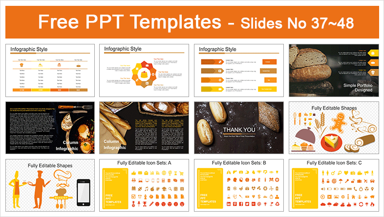 Freshly Baked Bread PowerPoint Templates - Powerpoint and google slides ...