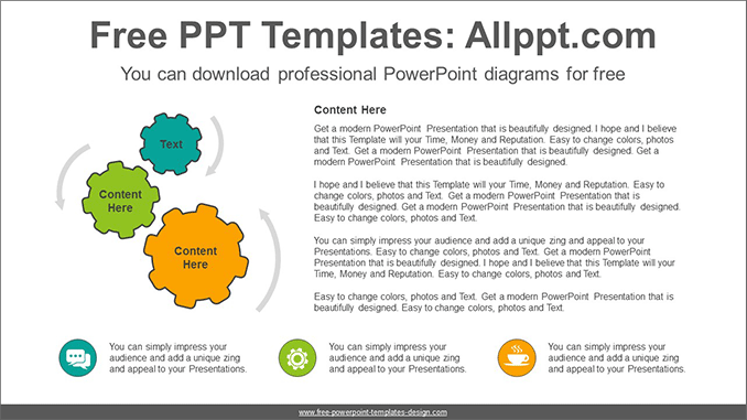 Gear banner PowerPoint Diagram Template - Slidesgo templates Gear banner PowerPoint Diagram Template - Slidesgo templates