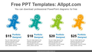 Gingerbread Cookies PowerPoint Diagram - Slidesgo templates