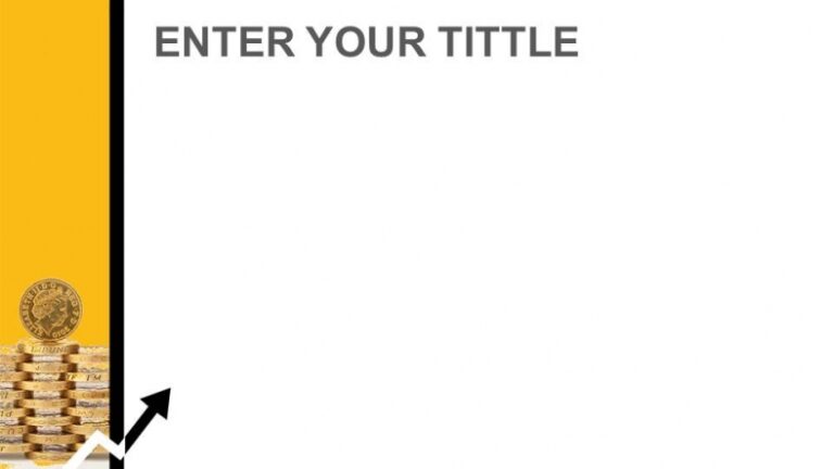 Gold Coins Finance PowerPoint Templates - Slidesgo templates