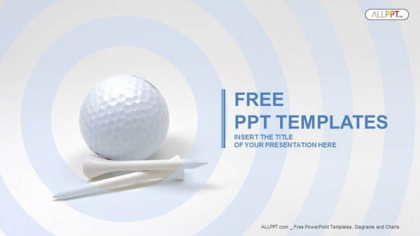 golf Powerpoint templates and Google Slides themes -Slidego