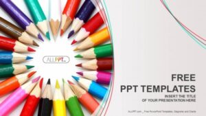 Group of colored pencils PowerPoint Templates - Slidesgo templates