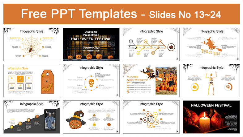 Happy Halloween PowerPoint Templates - Slidesgo templates