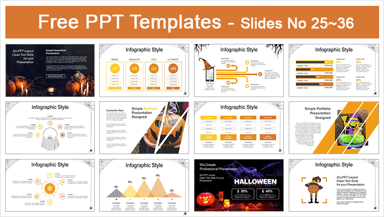 Happy Halloween PowerPoint Templates - Powerpoint and google slides ...