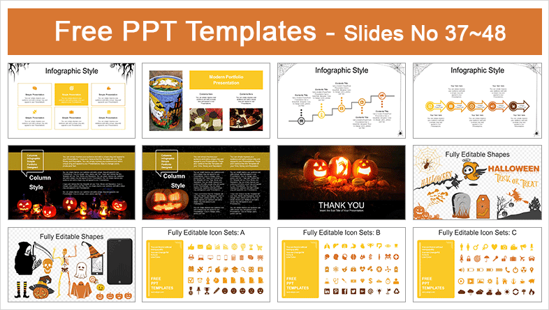 Happy Halloween PowerPoint Templates - Slidesgo templates