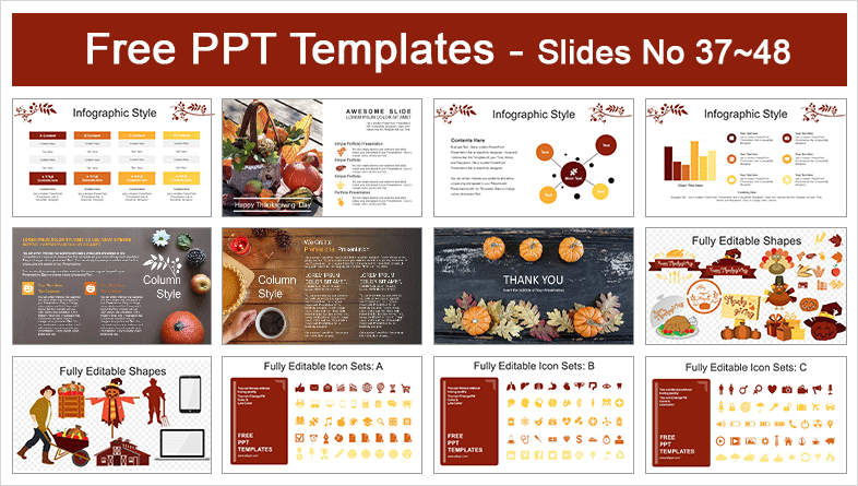 Happy Thanksgiving Day PowerPoint Templates - Slidesgo templates