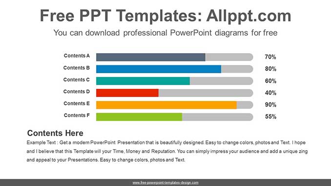 Horizontal Bar Chart PPT Diagram Slidesgo Templates