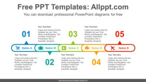 Horizontal alignment oval PowerPoint Diagram Template - Slidesgo templates