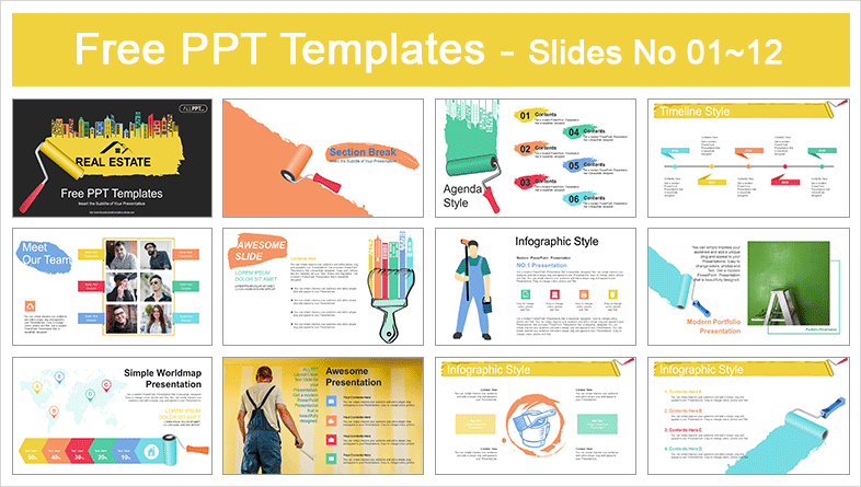 House Renovation PowerPoint Templates - Slidesgo templates