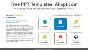 Icon Text Box PowerPoint Diagram - Slidesgo templates