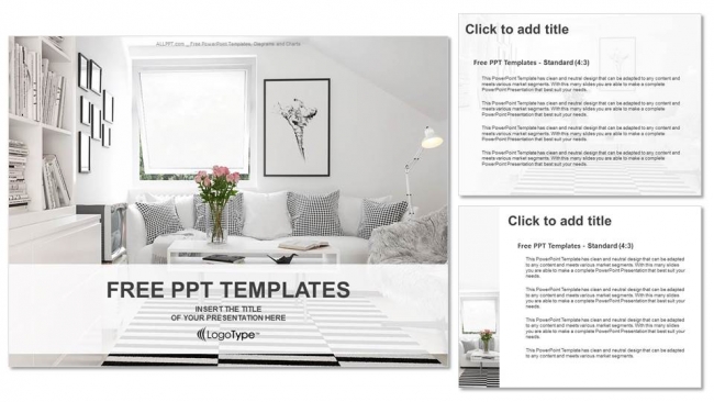 Interior Design-Living Room-PowerPoint Templates - Powerpoint and ...