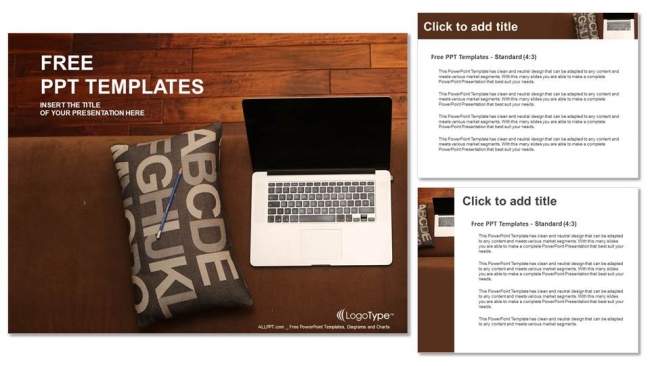 Interior detailed with laptop PowerPoint Templates - Slidesgo templates