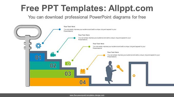 Key Staircase PowerPoint Diagram - Slidesgo templates Key Staircase PowerPoint Diagram - Slidesgo templates