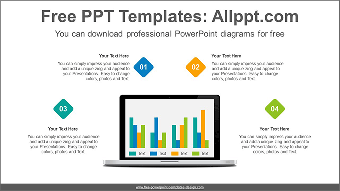 Laptop clustered bar chart PowerPoint Diagram Template - Slidesgo templates Laptop clustered bar chart PowerPoint Diagram Template - Slidesgo templates