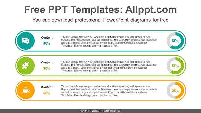 List-form doughnut charts PowerPoint Diagram Template - Slidesgo templates List-form doughnut charts PowerPoint Diagram Template - Slidesgo templates