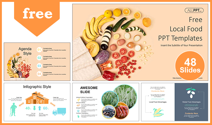 Local Food PowerPoint Templates - Slidesgo templates