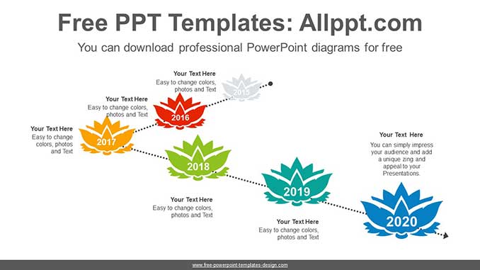 dotted line Powerpoint templates and Google Slides themes -Slidego