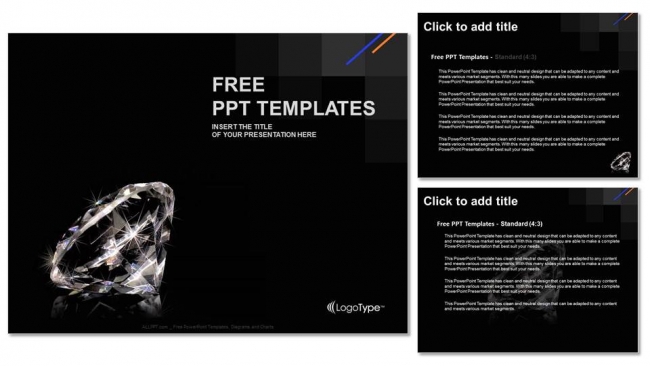 Luxury diamond PowerPoint Templates - Powerpoint and google slides ...
