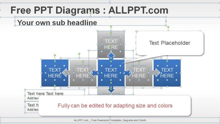 Matrix and Arrows Flow PPT Diagrams - Slidesgo templates