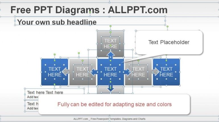 Matrix and Arrows Flow PPT Diagrams - Slidesgo templates