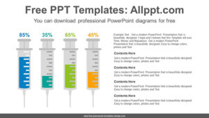 Medical syringe chart PowerPoint Diagram Template - Slidesgo templates
