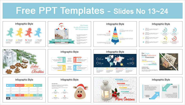 Merry Christmas PowerPoint Templates - Slidesgo templates