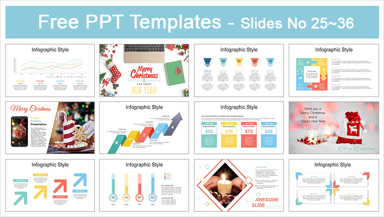 Merry Christmas PowerPoint Templates - Slidesgo templates
