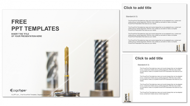 Milling Machine-Industry PowerPoint Templates - Slidesgo templates