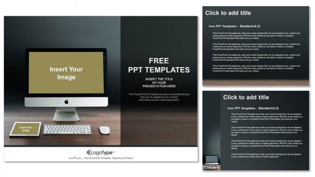 Monitor and Tablet Mockup PowerPoint Templates - Powerpoint and google ...