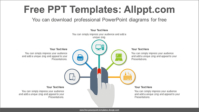 Mouse radial circle PowerPoint Diagram Template - Slidesgo templates Mouse radial circle PowerPoint Diagram Template - Slidesgo templates