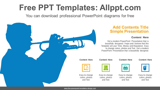 trumpet Powerpoint templates and Google Slides themes -Slidego