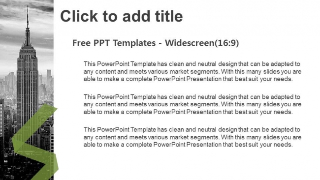 New York City Skyline PowerPoint Templates - Slidesgo templates