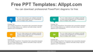 Numbered text box PowerPoint Diagram Template - Slidesgo templates