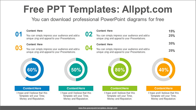 Numbering doughnut charts PowerPoint Diagram Template - Slidesgo templates Numbering doughnut charts PowerPoint Diagram Template - Slidesgo templates