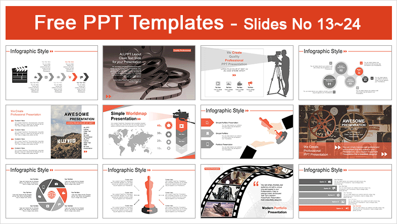 Old Style Movie Projector PowerPoint Templates - Slidesgo templates
