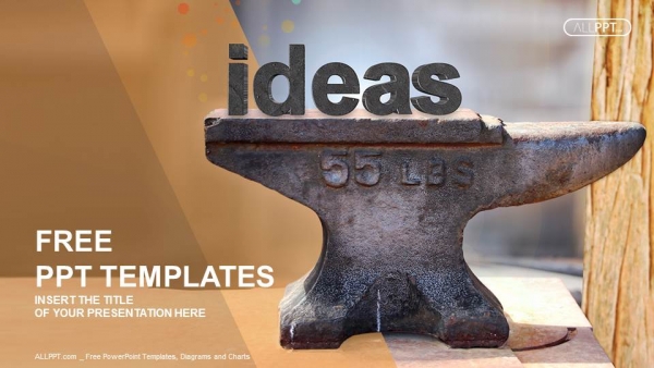 Old heavy steel anvil and ideas type PowerPoint Templates - Slidesgo ...