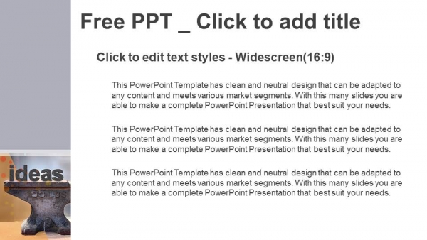 Old heavy steel anvil and ideas type PowerPoint Templates - Slidesgo ...