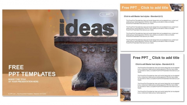 Old heavy steel anvil and ideas type PowerPoint Templates - Slidesgo ...