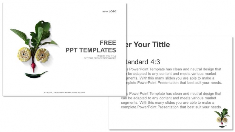 Organic Vegetables-Food PowerPoint Templates - Slidesgo templates