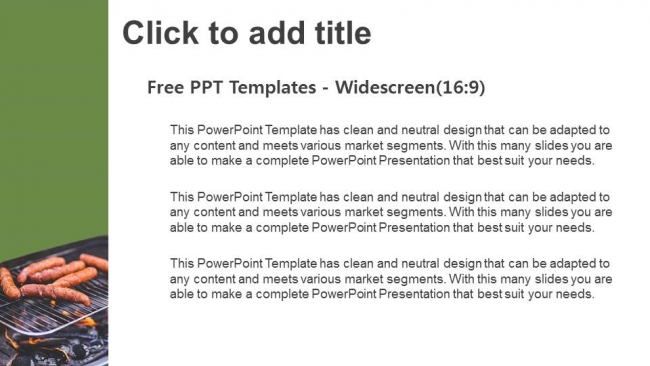 Outdoors Barbecue Party PowerPoint Templates - Slidesgo templates