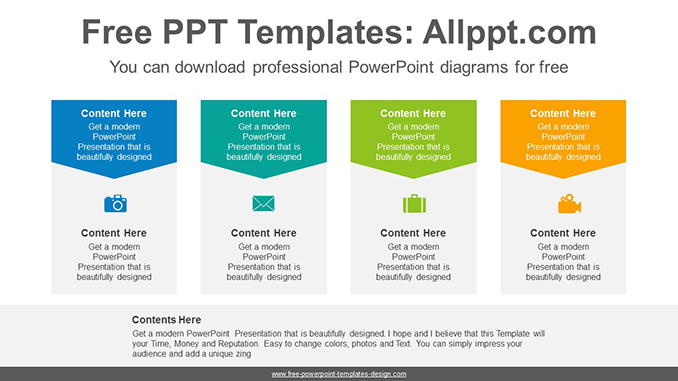 Pentagonal banner PowerPoint Diagram Template - Slidesgo templates Pentagonal banner PowerPoint Diagram Template - Slidesgo templates